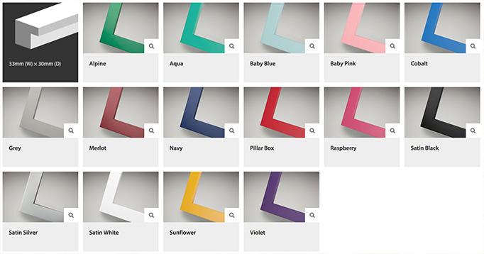 Frame Order Form - Best wedding photographer UK // Andy Gaines Photography